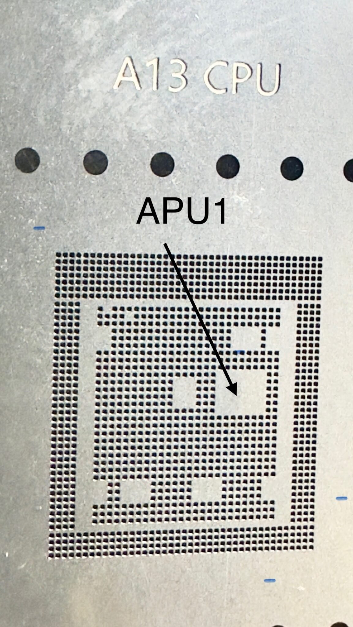 AMAOE U-APU2 STENCIL FOR IPHONE CPU STENCIL A10 A11 A12 A13 A14 A15 A15 ...